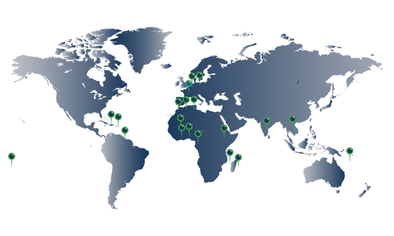 Nos implantations dans le monde | Groupe Ginger